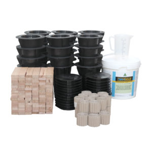 In-Ground Termite Bait Station Kit — 24 Pack + 1 kg Bait - Termigold
